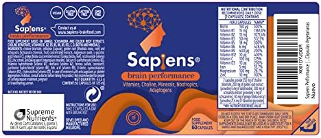 Multivitaminico Rendimiento Mental - Energía, Concentración, Memoria, Rendimiento intelectual ...