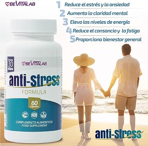 Anti-Stress Suplemento Natural | Reduce Ansiedad y Estrés | Aporta ...