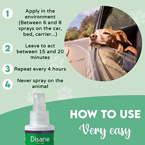 DISANE Spray Anti Estrés Calmante para Perros y Gatos Natural |150ml ...